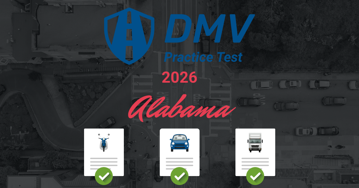 DMV Practice Test Cheat Sheet Reviews | Alabama - 2026 Cheat Sheet