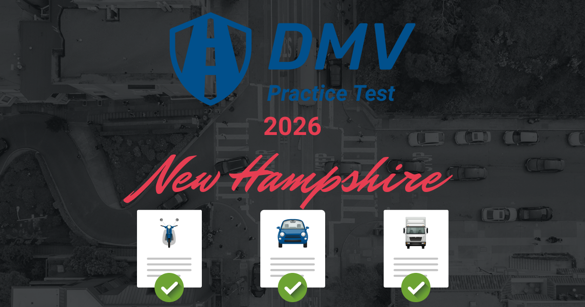 DMV Practice Test Cheat Sheet Reviews | New Hampshire - 2026 Cheat Sheet